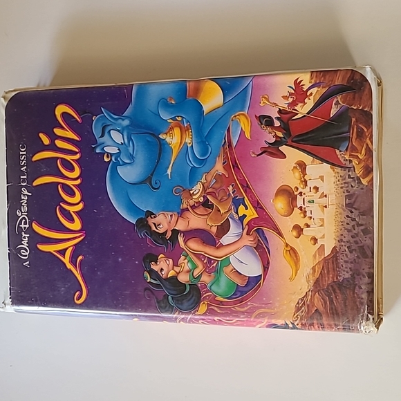 Media | Aladdin 1992 Black Diamond The Classics Vhs | Poshmark